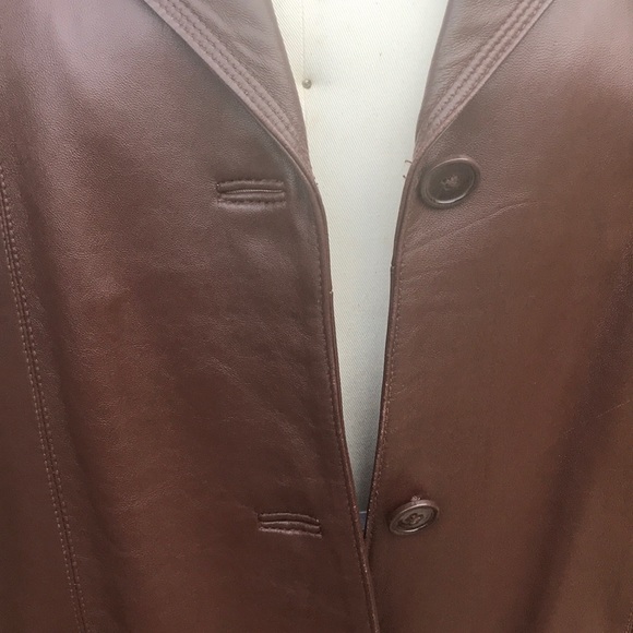 Centigrade | Jackets & Coats | Beautiful Centigrade Brown Leather Car ...